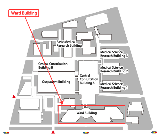 Ward Building Floor Guide - Hospital Map & Facilities - Floor Guide ...